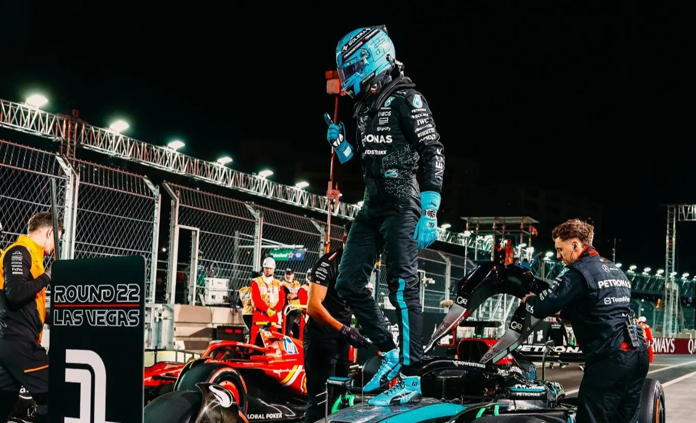 George Russell se lleva la pole en el GP de Las Vegas; Mercedes busca ...