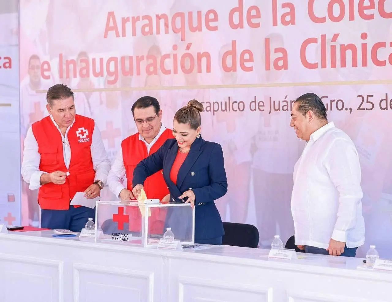 Asiste Evelyn Salgado al arranque de la Colecta Estatal 2025 de la Cruz ...